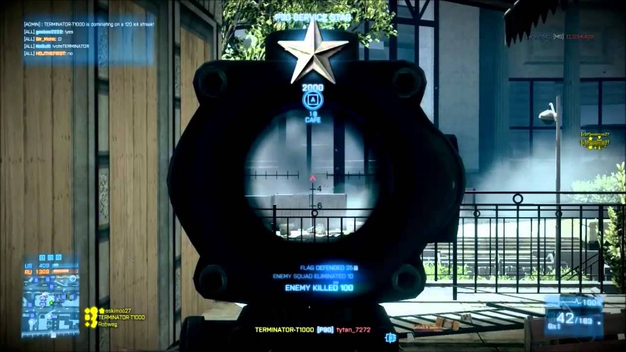 BF3 Metro P90 Terminator - YouTube