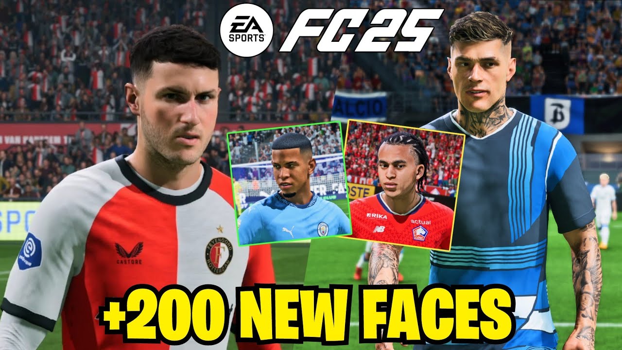 Más de 200 Caras Nuevas en FC 25 - NEW FACES - NEW Looks - YouTube