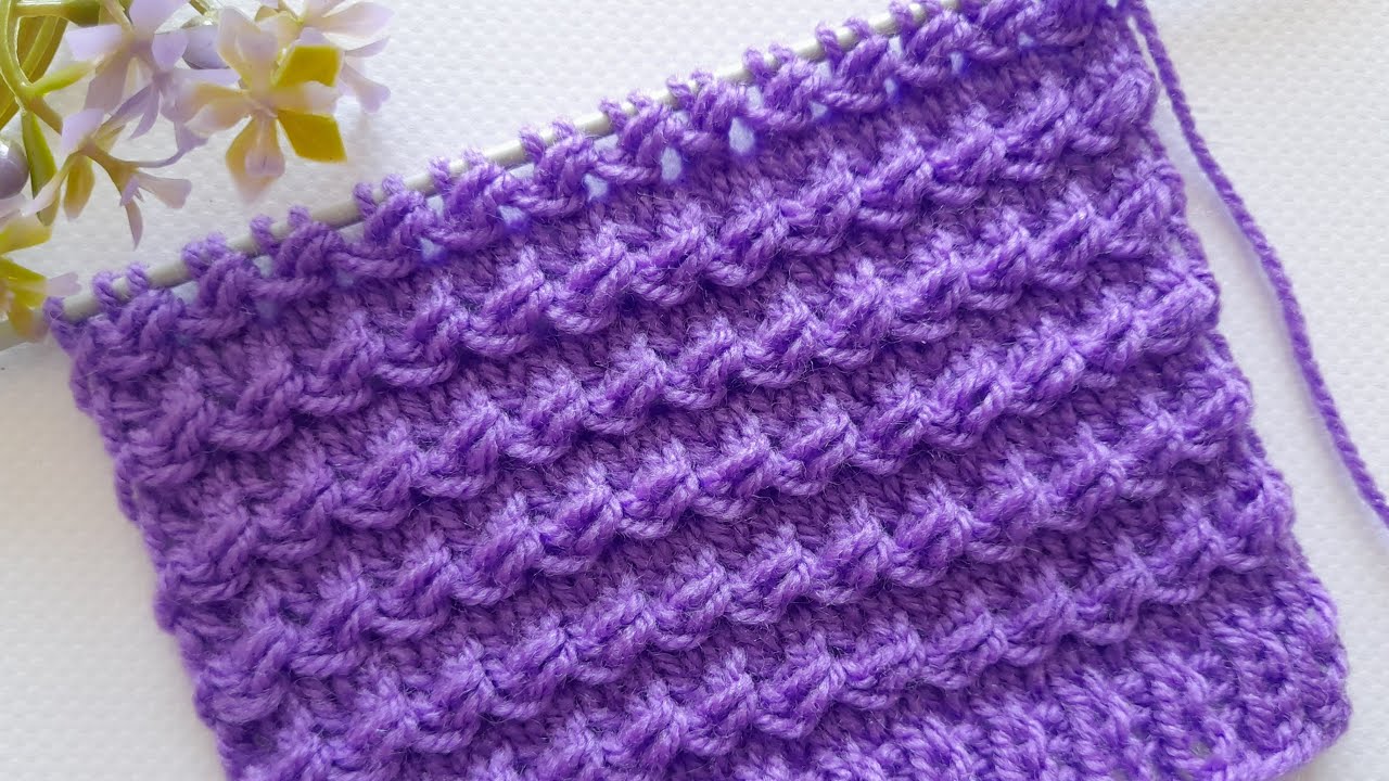 Easy And Beautiful Knitting Pattern - YouTube