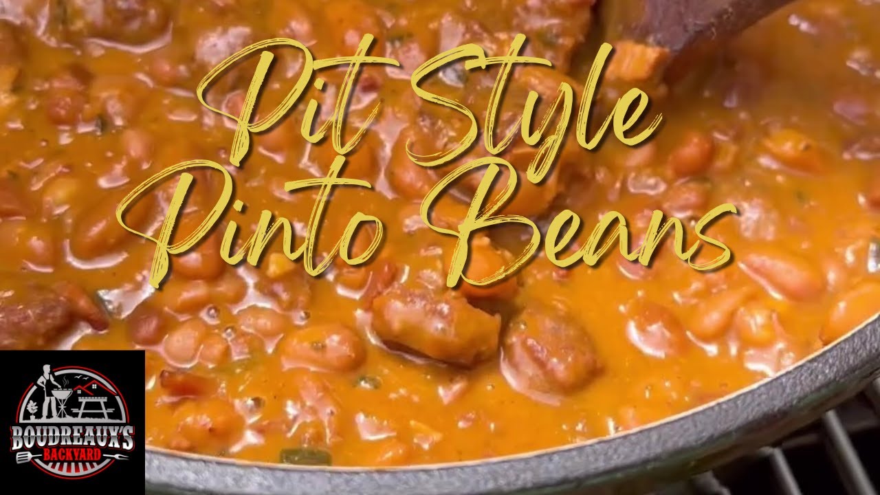 Pit Style Pinto Beans - YouTube