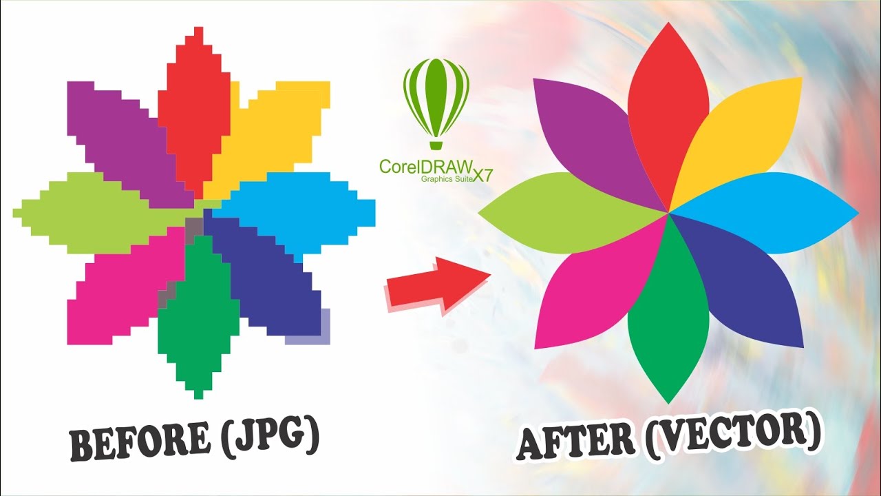 Cara Merubah Gambar Pecah Menjadi Vektor di Corel Draw - Tutorial Corel ...