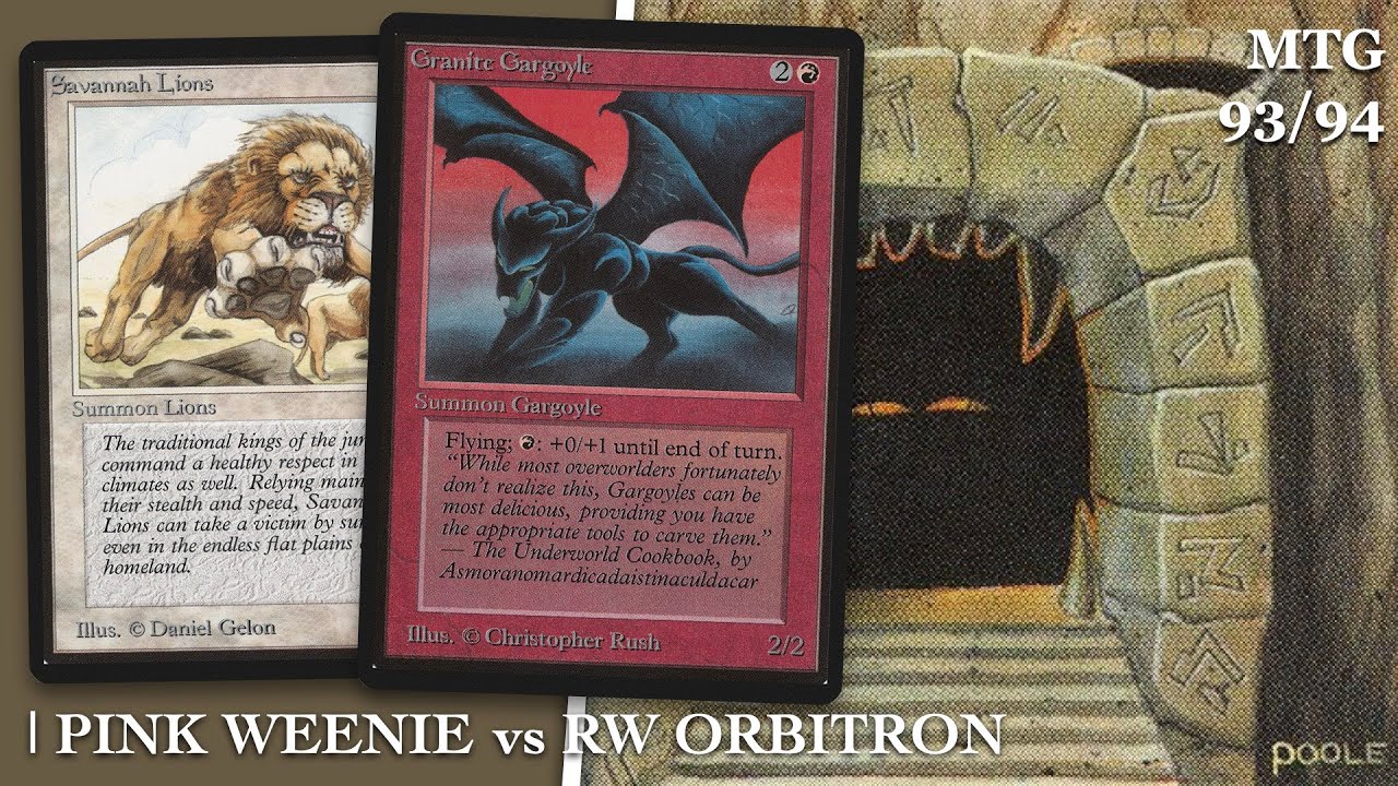 Pink Weenie vs WR Orbi Tron | Old School Magic the Gathering #mtg9394 ...