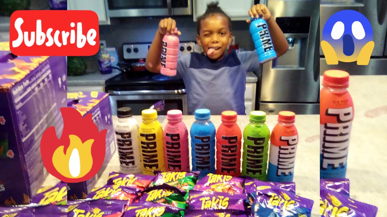 Which Takis Are The Hottest FT Prime Drinks - YouTube