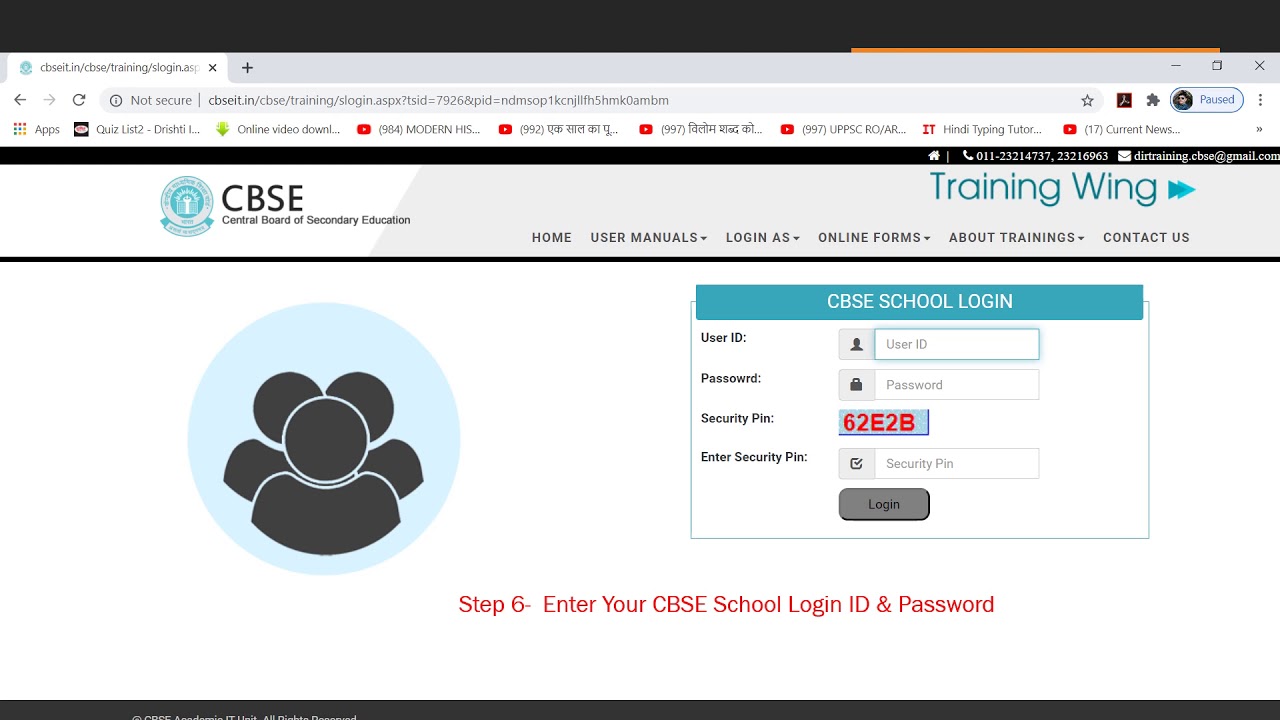 HOW TO REGISTER cbse ONLINE TRAINING SESSIONS - YouTube