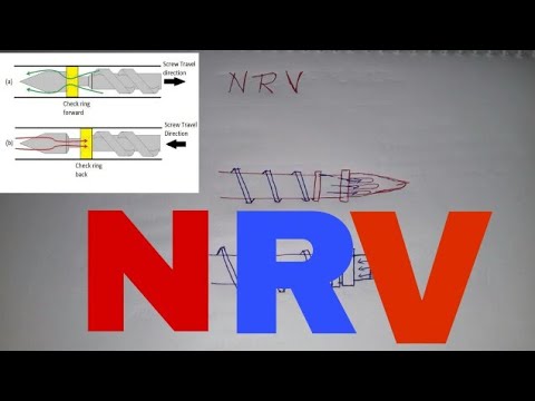 What is NRV in injection moulding machine screw - YouTube