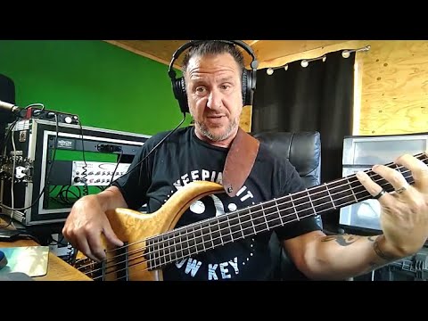 KNOW YOUR BASS PLAYER 2 MINUTE LESSON: Low B Muting Tips by Mark ...