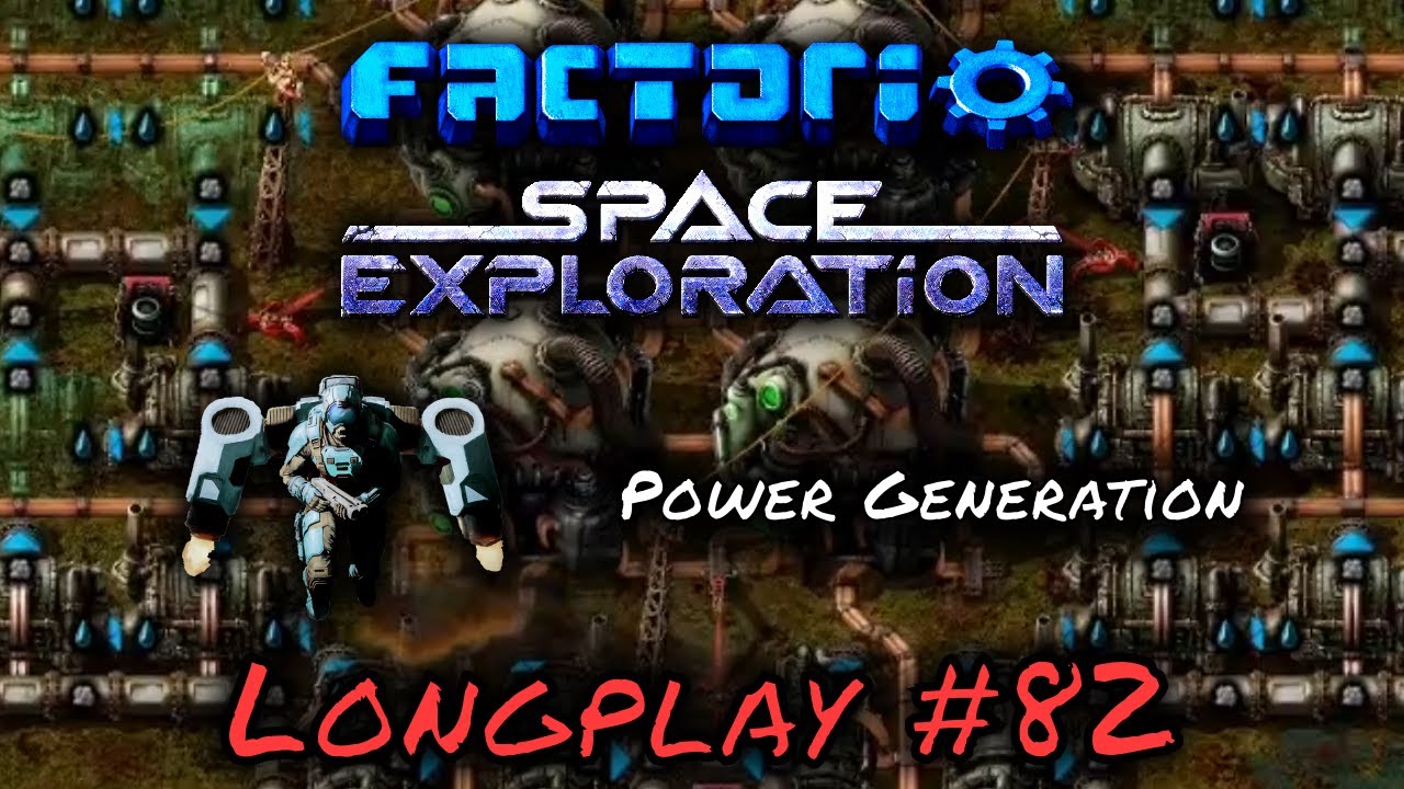 Factorio Space Exploration Lets Play #82 - Power Generation - YouTube