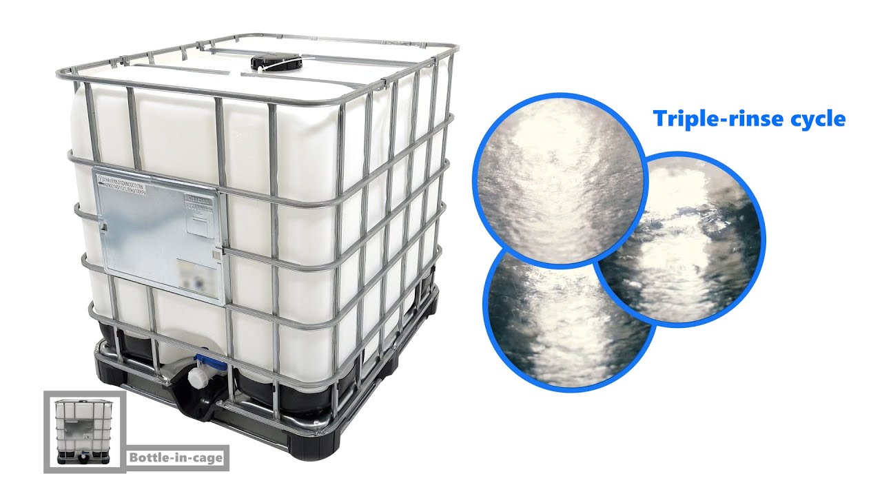 CHEP Pallecon 315-Gallon IBC vs. Bottle-in-cage Totes | Smarter, Safer ...