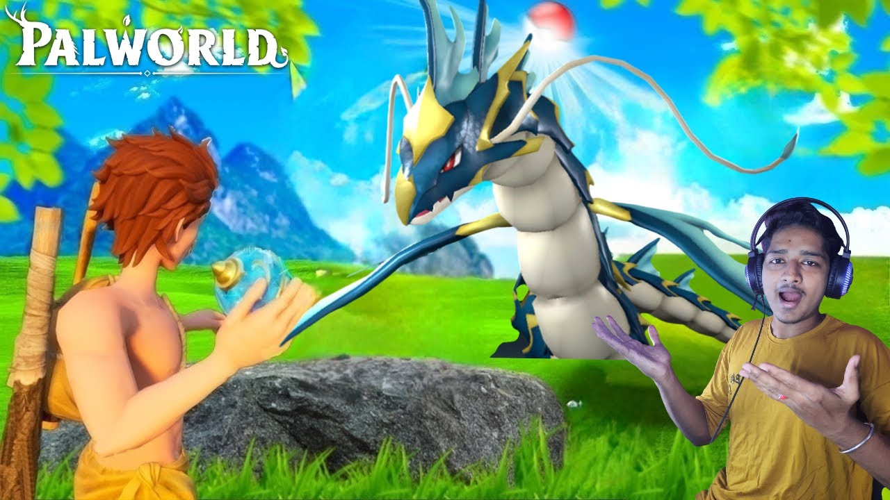 FIGHTING WITH THE BOSS JORMUNTIDE IN POKEMON WORLD | PALWORLD GAMEPLAY ...