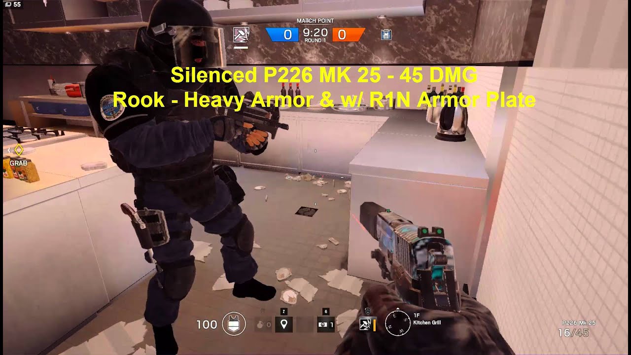 How helpful is Rook's R1N Armor - Tom Clancy's Rainbow Six Siege - YouTube