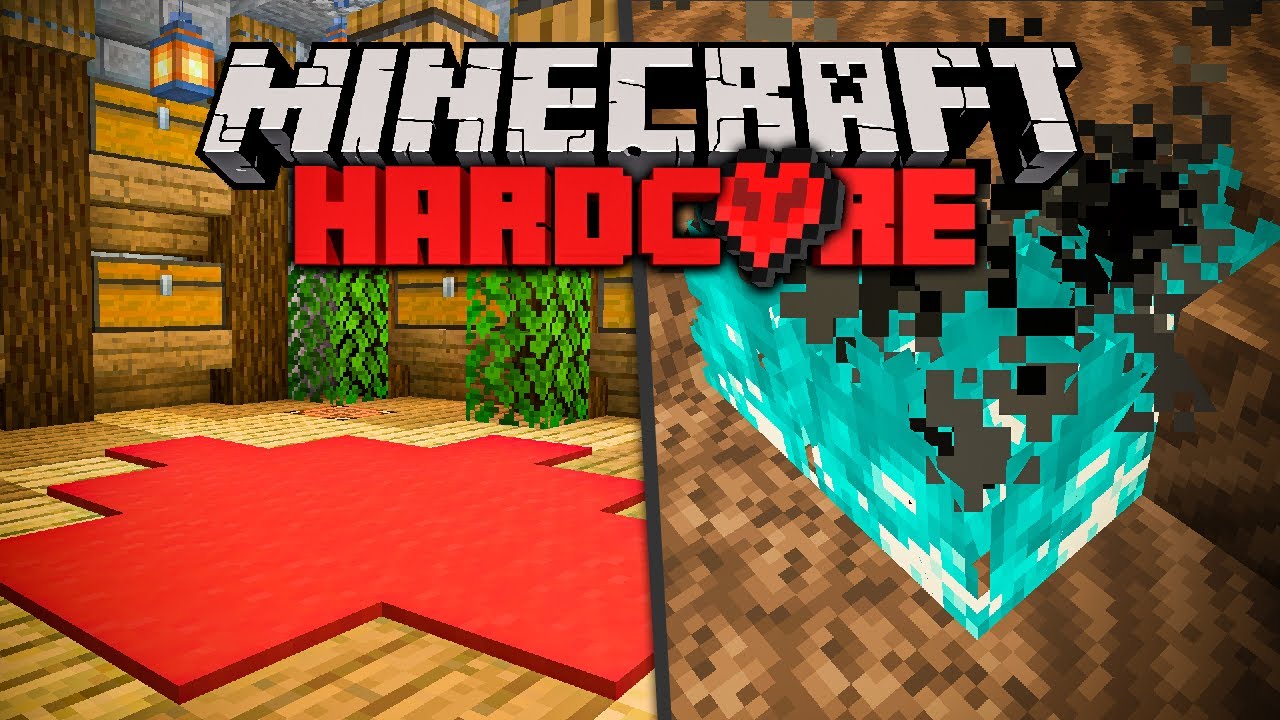 Worst Nether Spawn Ever | HARDCORE Minecraft 100% Advancements Challenge Ep4 - YouTube