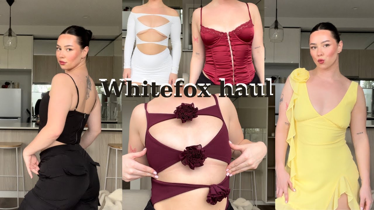 Whitefox try on haul - YouTube