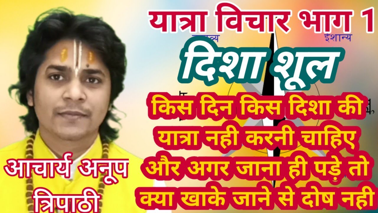 disha shul दिशाशूल by acharya anoop tripathi jyotish evam vedic gyan ...