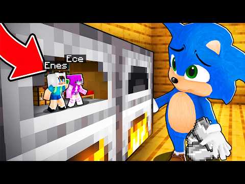 BEBEK SONİC’E YAKALANMADAN EVİNDE GİZLİ ODA YAPTIM 😱 Minecraft