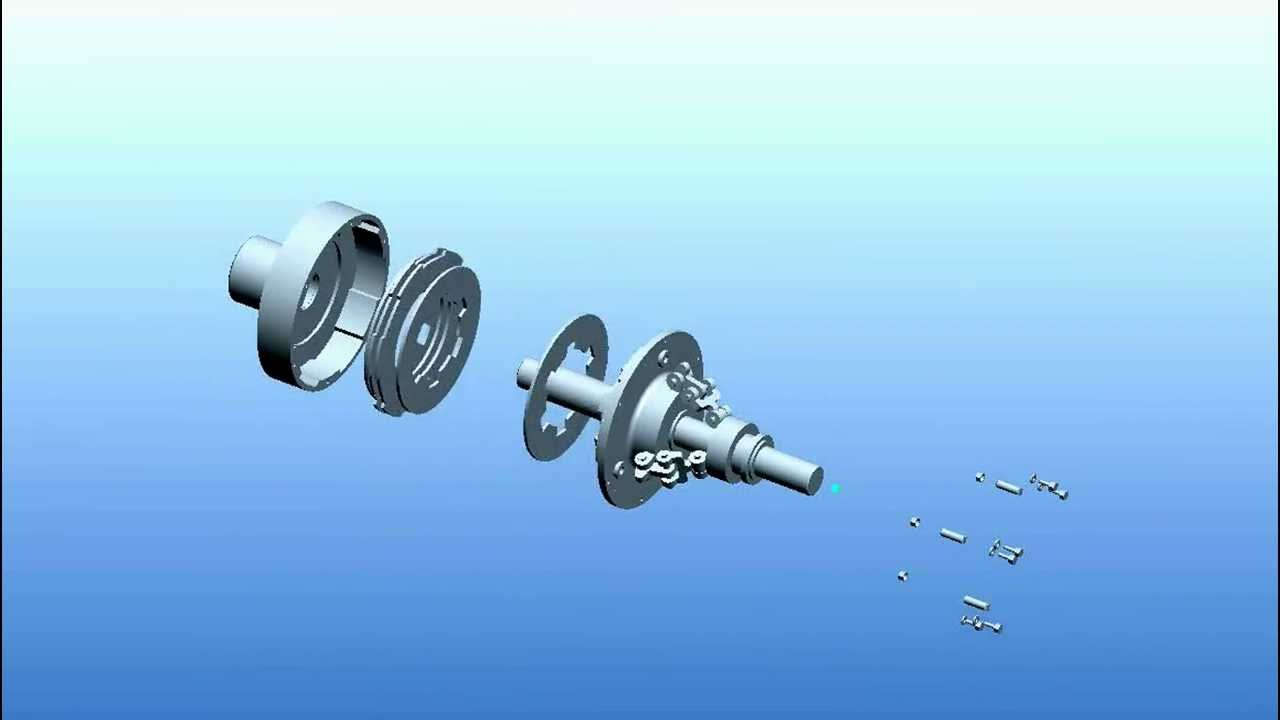 disc_clutch___assembled and exploded view (Animation) - YouTube