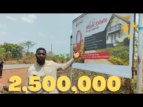 A drive to Monic estate.#investment properties.#@cheap lands in Enugu ...