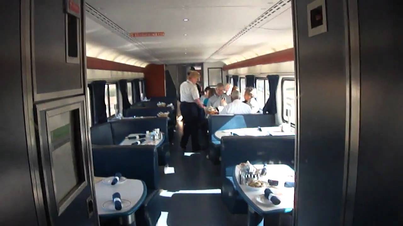 Amtrak Texas Eagle Dining Car - YouTube
