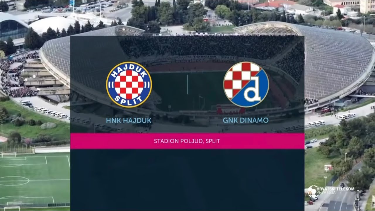HNK Hajduk Split vs GNK Dinamo Zagreb |HNL Super Sport| 4k - YouTube