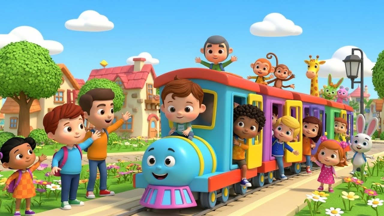 The Train Song for Kids 🚂🎶 | Fun Baby Songs & Nursery Rhymes for Kids ...