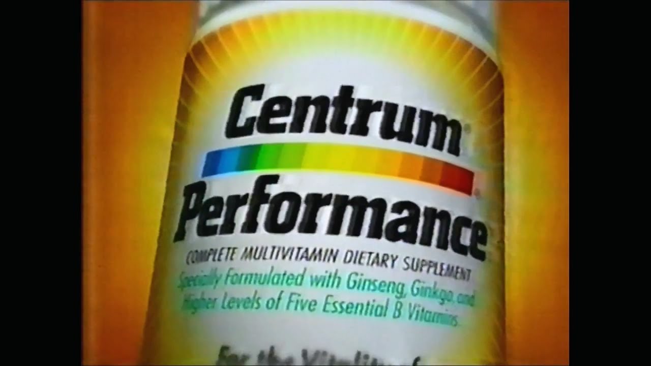 Centrum Performance by Whitehall-Robins Healthcare ad shown in 2000 ...
