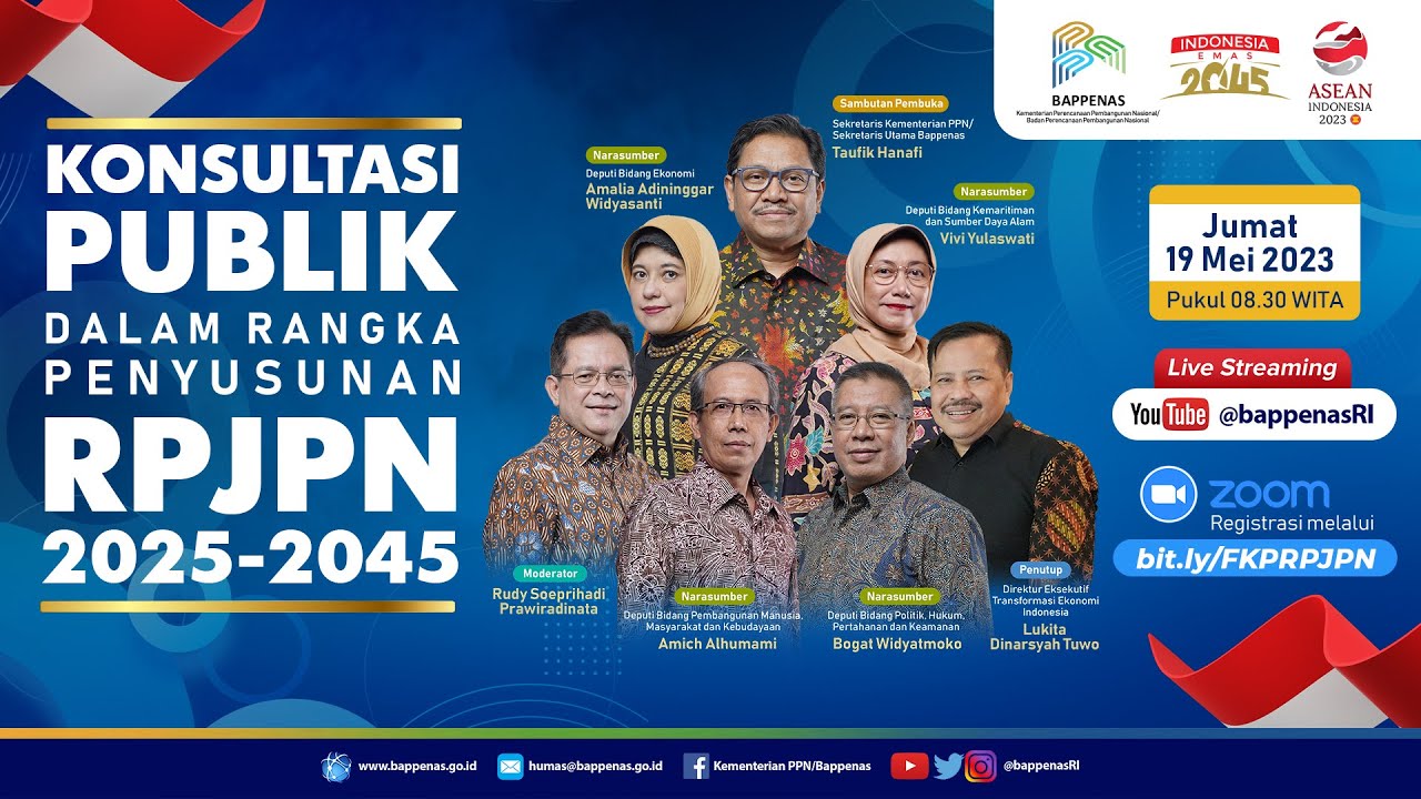 Konsultasi Publik dalam Rangka Penyusunan RPJPN 2025-2045 - YouTube