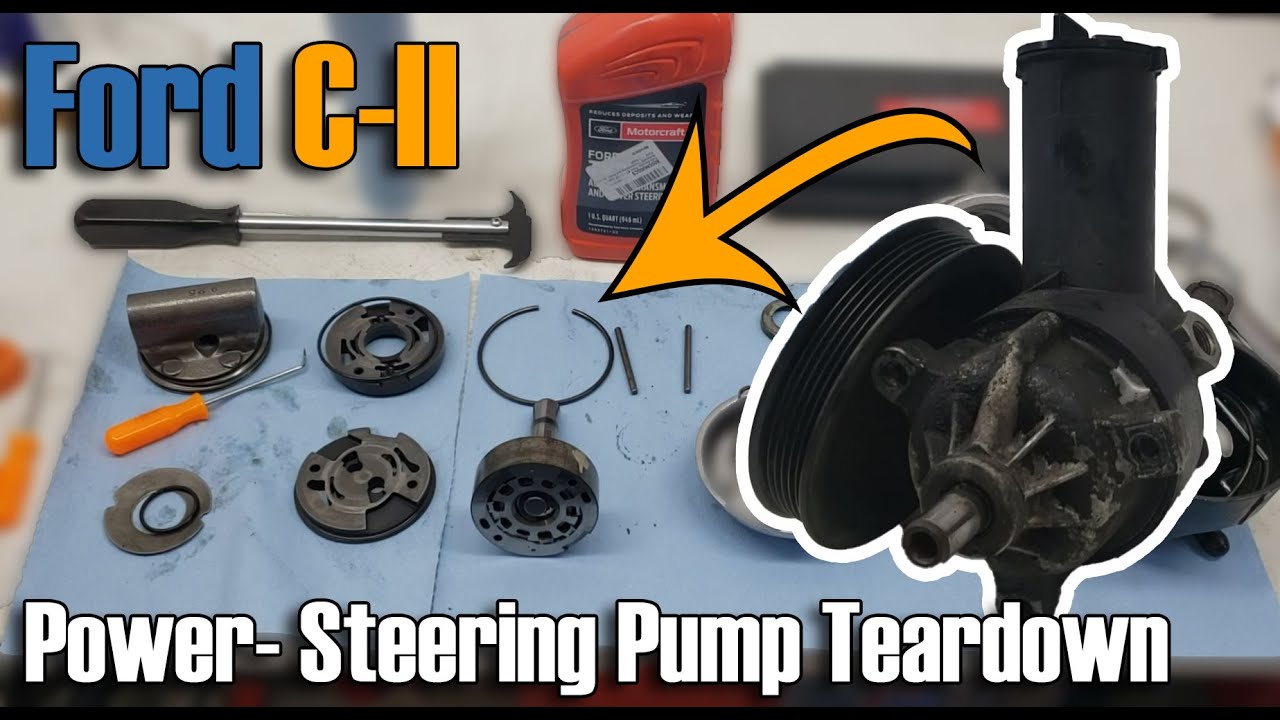 1978-2000 Ford C-II Power Steering Pump Teardown - YouTube