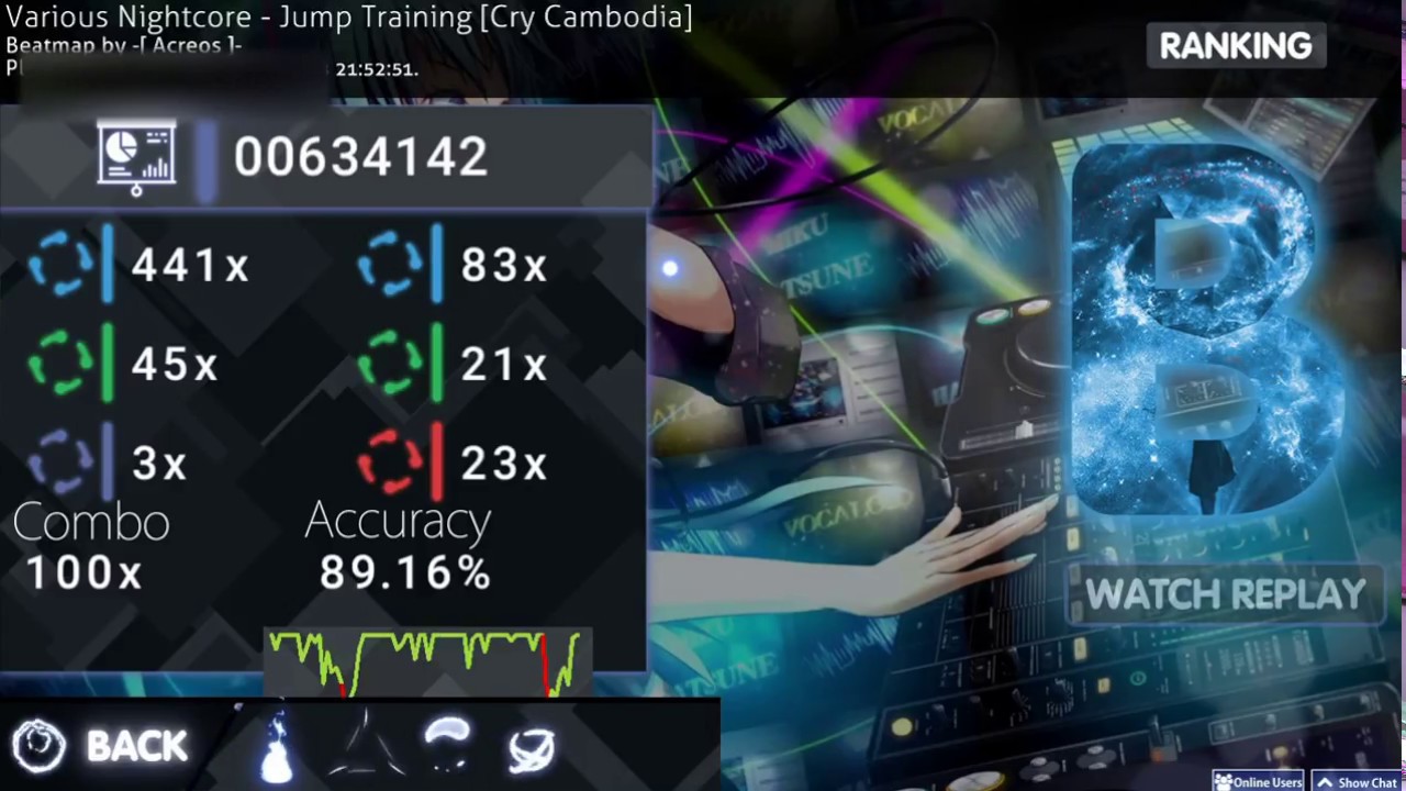 osu! Jump training AR:10 CS:5 - YouTube