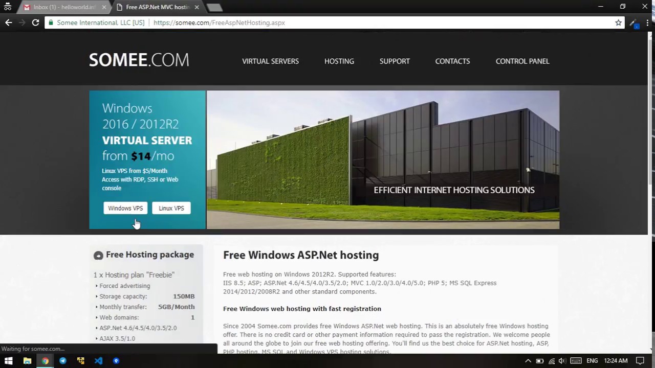 How To Create Somee.com Account ? - YouTube