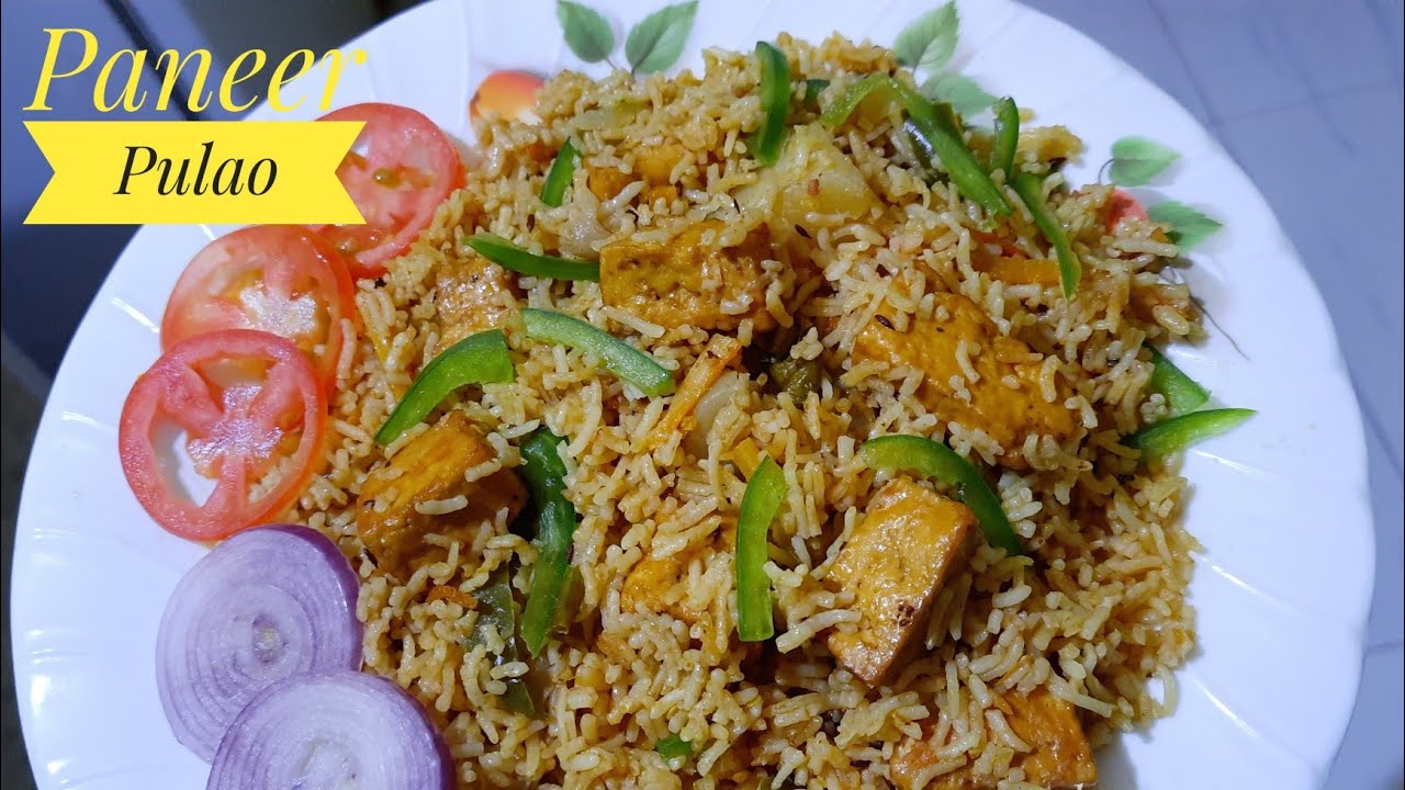 PANEER PULAO RECIPE | Easy and quick Paneer Pulao from leftover paneer ...