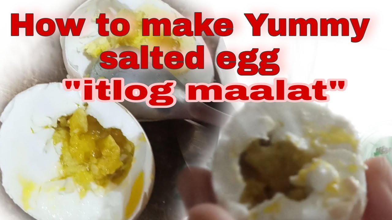 How to make Salted Egg / Itlog maalat.. #ViscanaIndayTv - YouTube