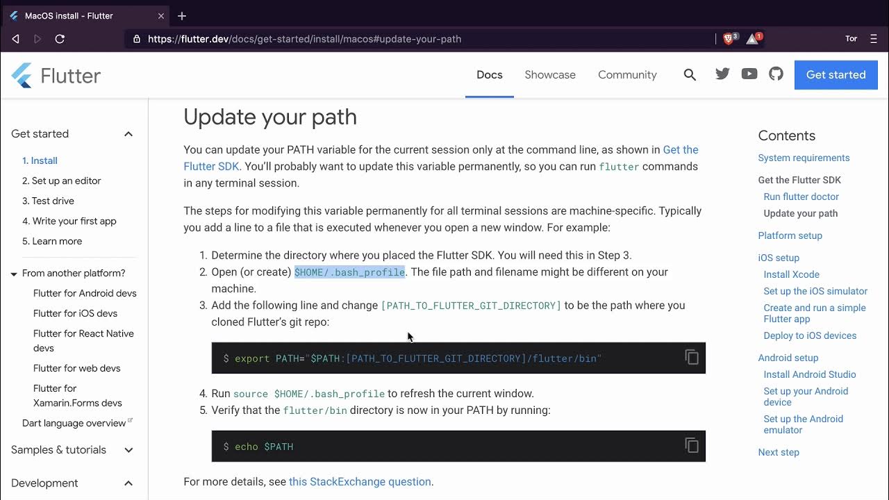 2 Update The Path Variable On Macos Youtube