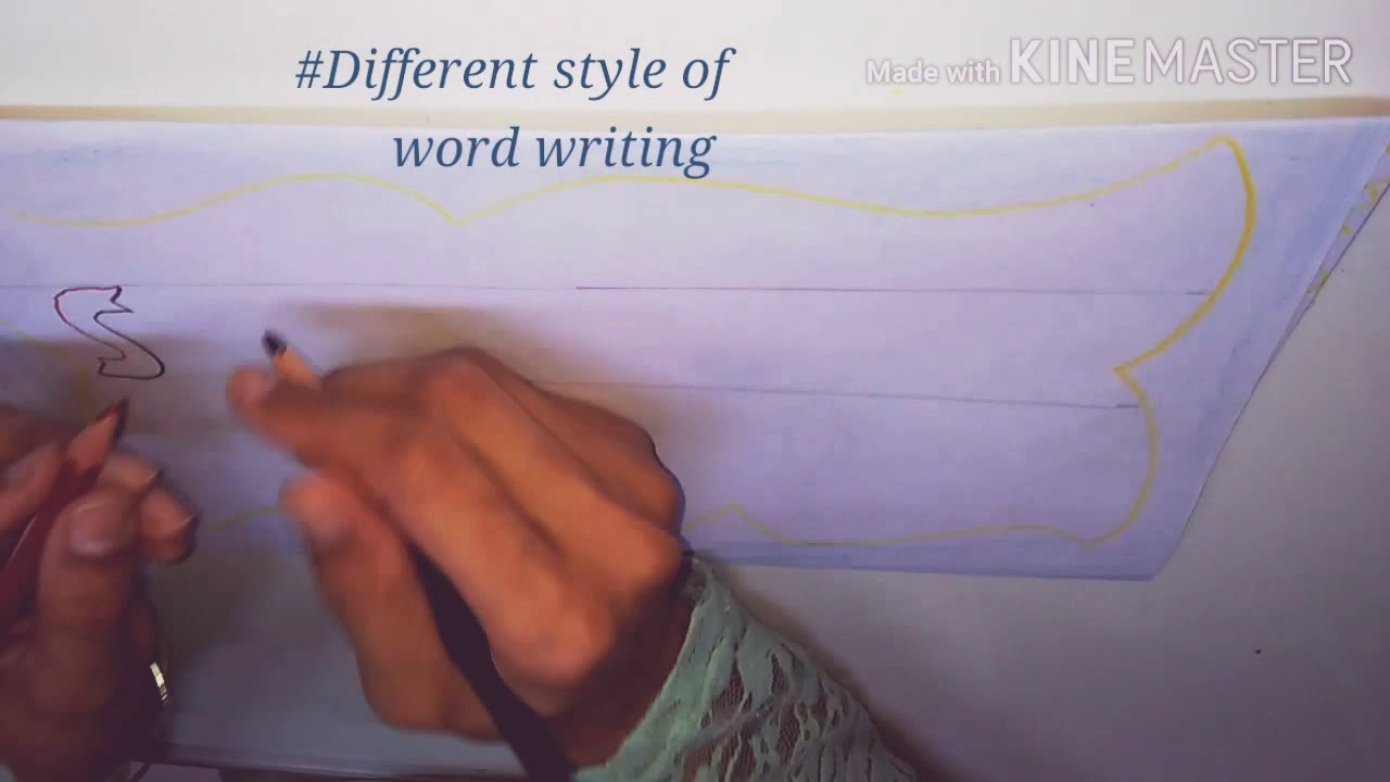 Double word writing - YouTube