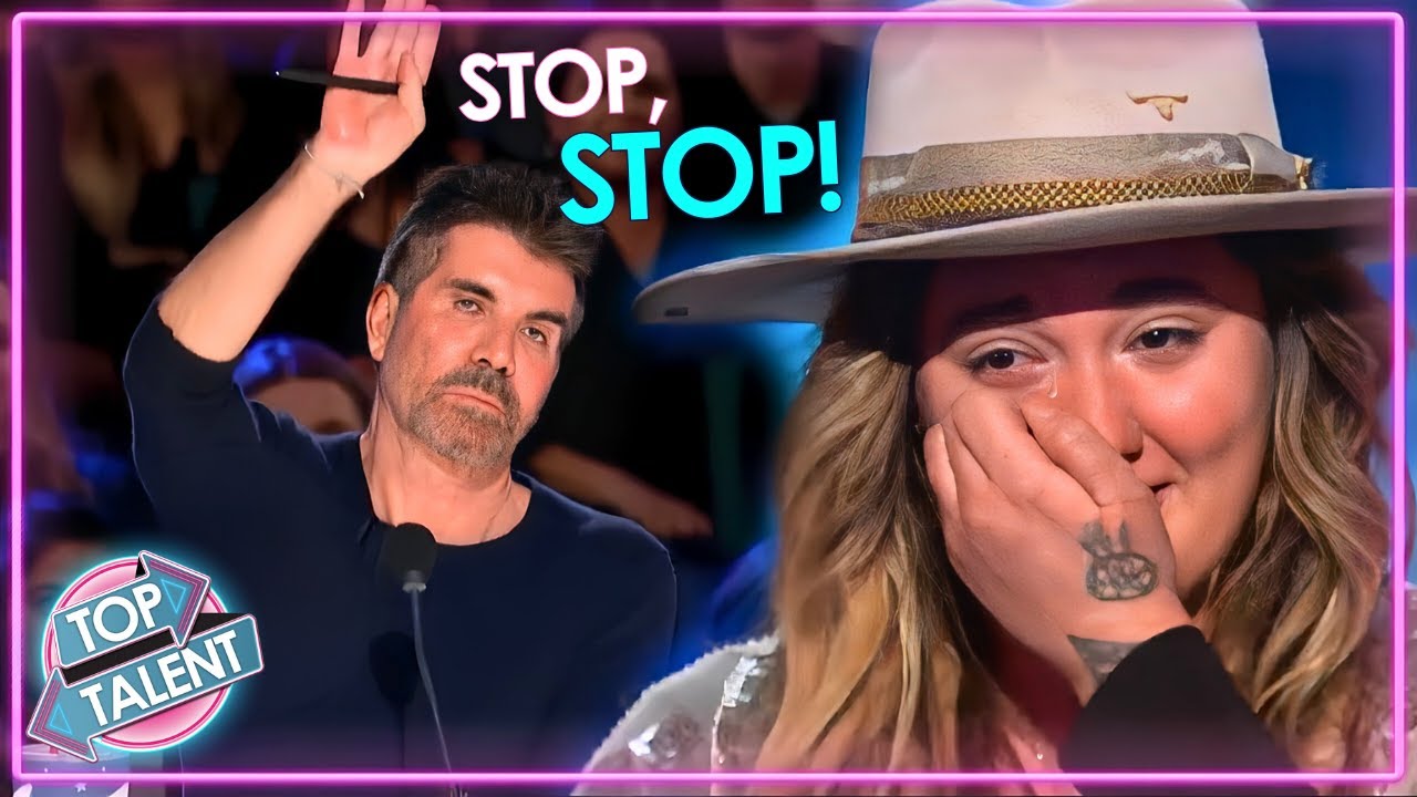 AGAIN! Simon STOPS Country Singer on America's Got Talent 2023! - YouTube