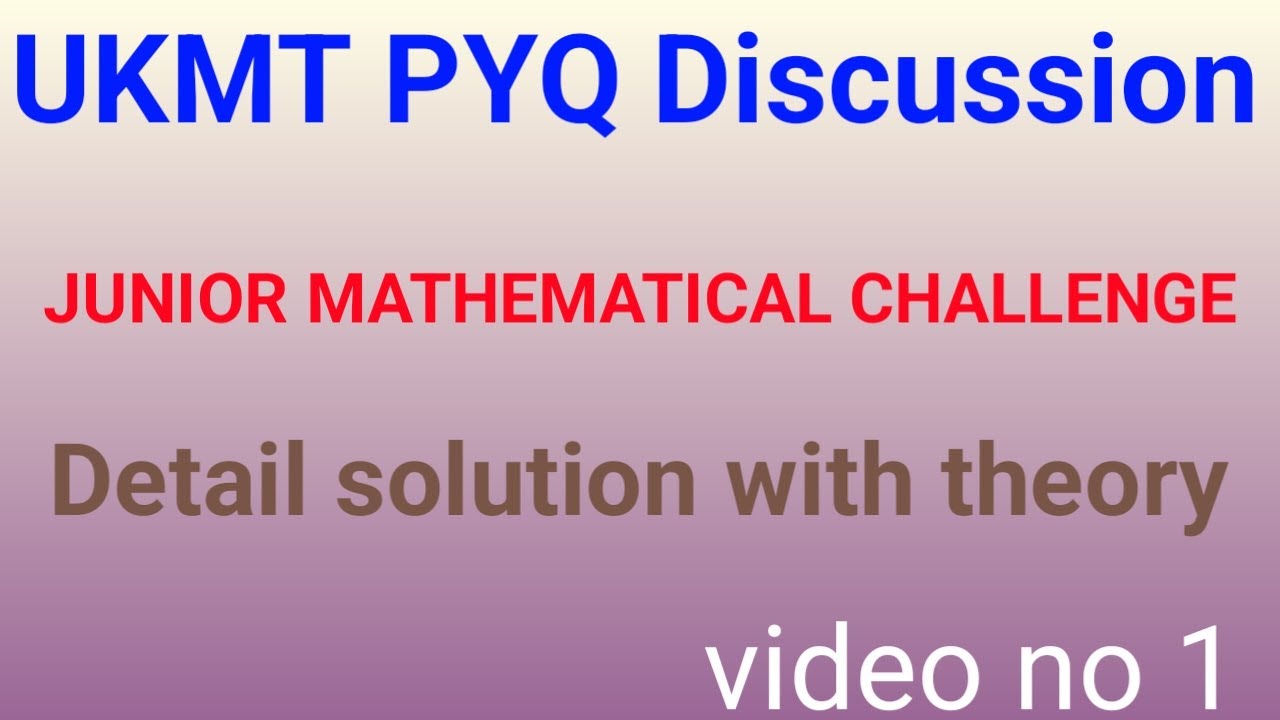 junior maths challenge | ukmt | junior maths challenge 2023 | United ...