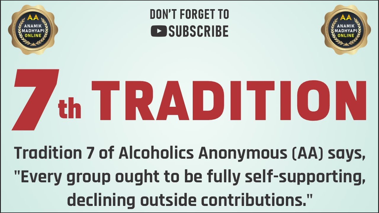 7th Tradition ( Self Support ) SHARING BY SHESHRAJ C. ( NAGPUR ) - YouTube