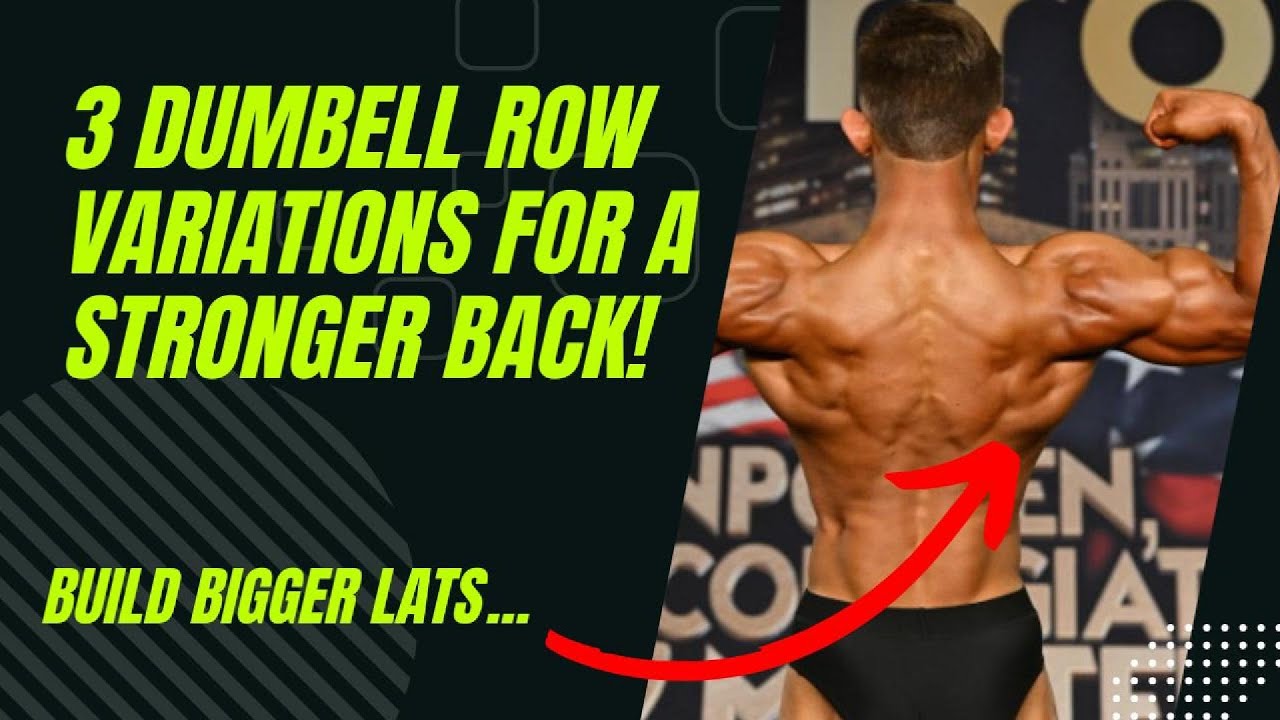 3 Row Variations to Build Bigger Lats And a Stronger Back - YouTube