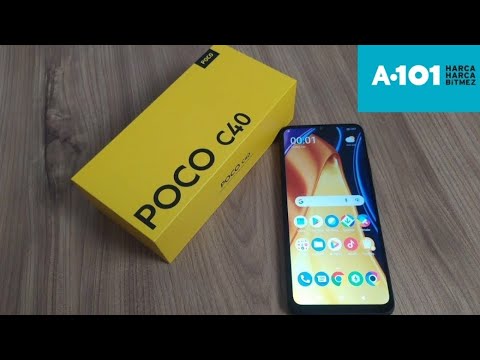 A101 Market’te 3699 TL’ye Satılan POCO C40 Kutu Açılışı İncelemesi