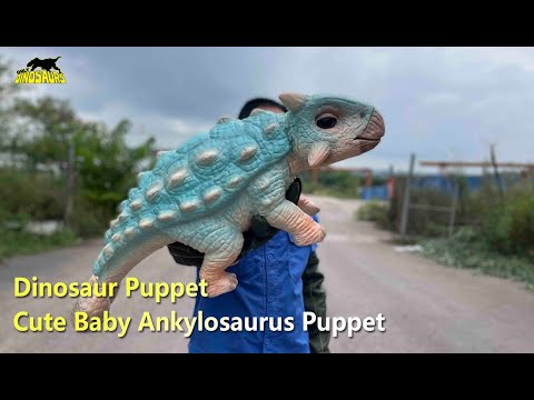 Cute Baby Ankylosaurus Puppet | Dinosaur Puppet