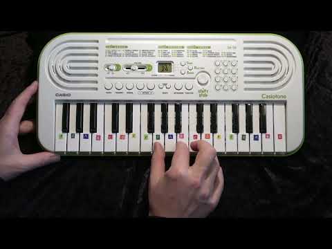 Casio SA-50 / SA-51 Mini Keyboard Sounds 100 Tones