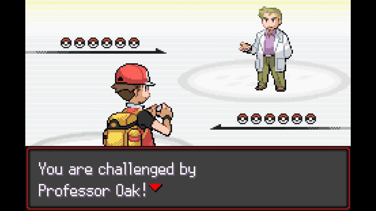 Pokemon Radical Red 4.0: Professor Oak (Oak’s Lab / Two Battles) - YouTube