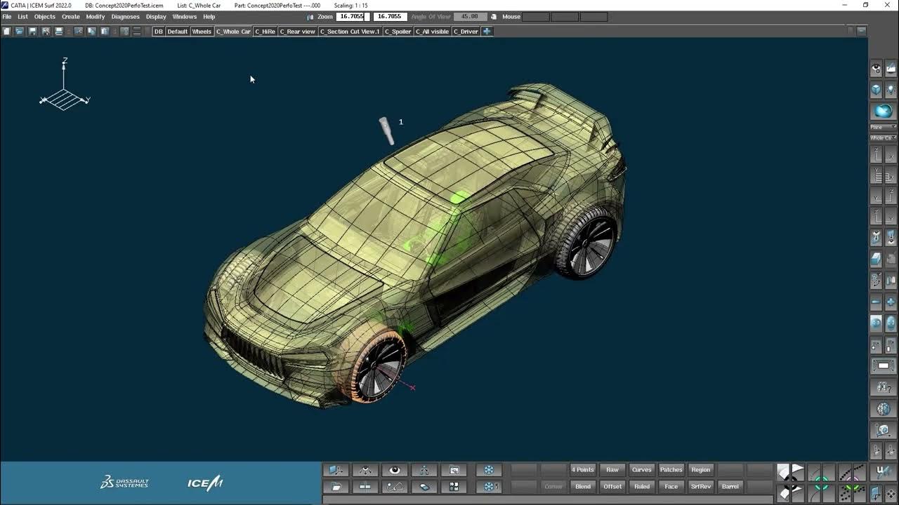 Export CATIA 3DEXPERIENCE to ICEM R2023x - YouTube