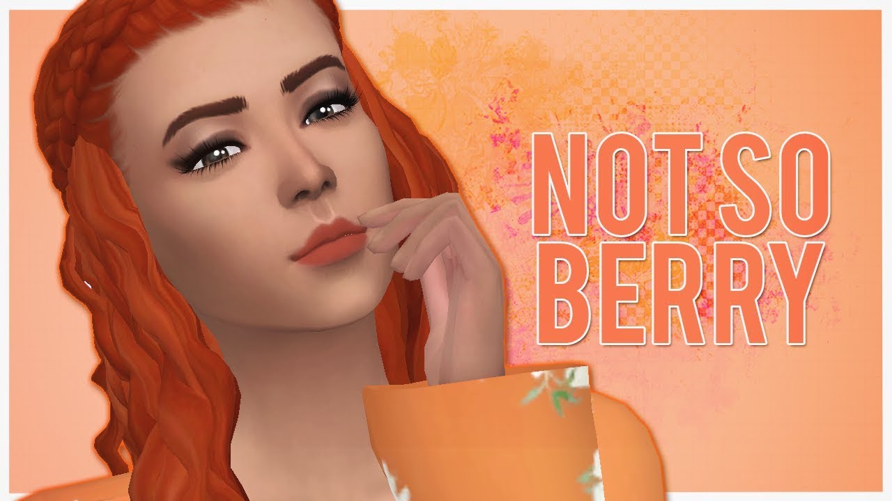 NOT SO BERRY (Orange) • The Sims 4 • Create-A-Sim - YouTube