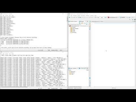 SQL Project DDL Instructions - YouTube