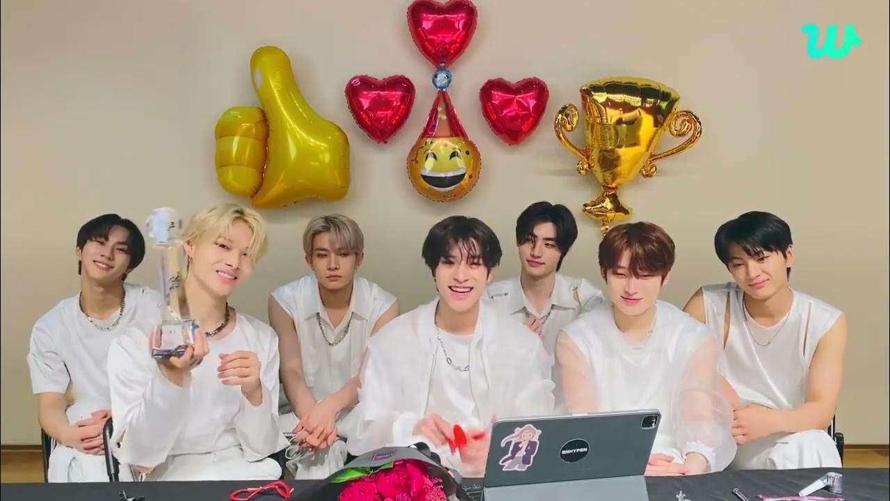 (SUB) ENHYPEN WEVERSE LIVE (230602) || 1위 너무너무 감사합니다 || ENHYPEN LIVE - YouTube