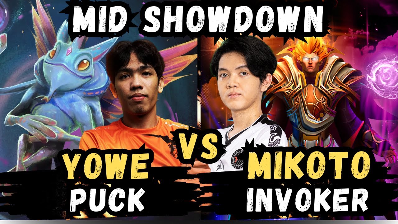 YOWE PUCK VS MIKOTO INVOKER | MID MATCH-UP PUBGAME | YOWE AND KOKZ VS ...
