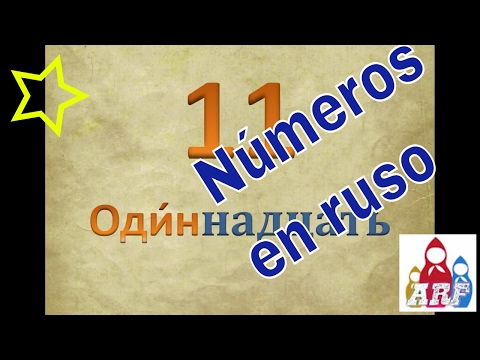 Números en ruso - числа на русском. - Aprender Ruso Fácil