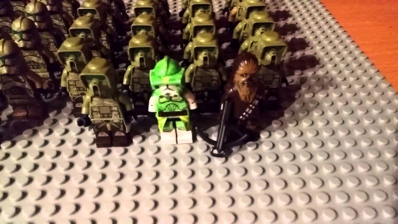 My Lego Star Wars 41st legion clone army - YouTube
