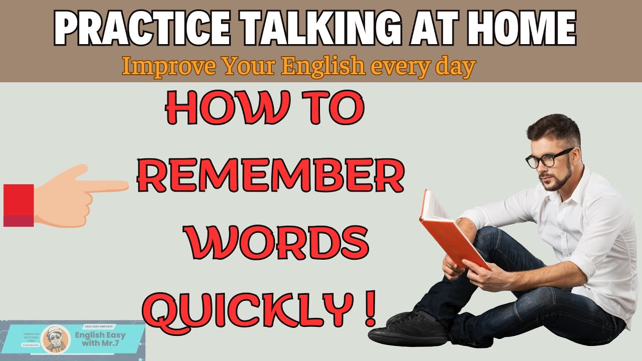 Remember Words Quickly || Improve Your English || How To Learn English ...
