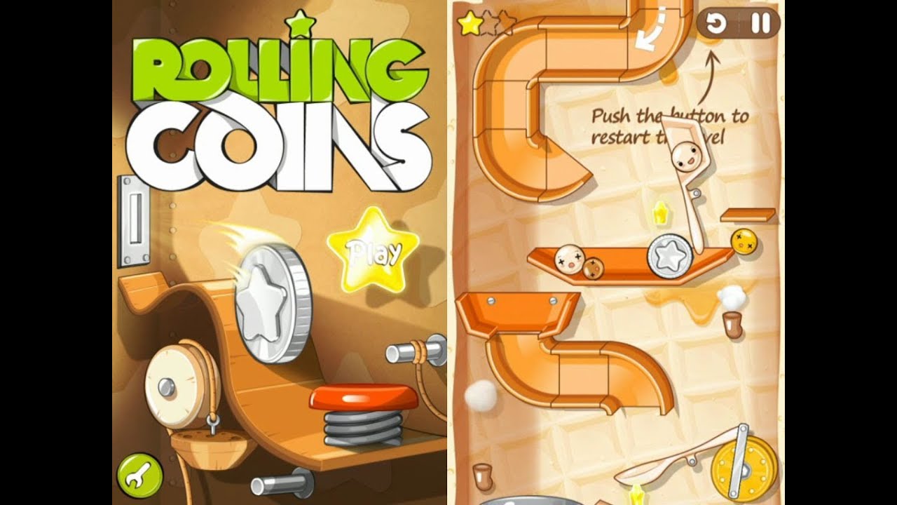 [iPhone game]Rolling Coins - 컷더로프를 잇는 글로벌 대중 게임 탄생 - YouTube