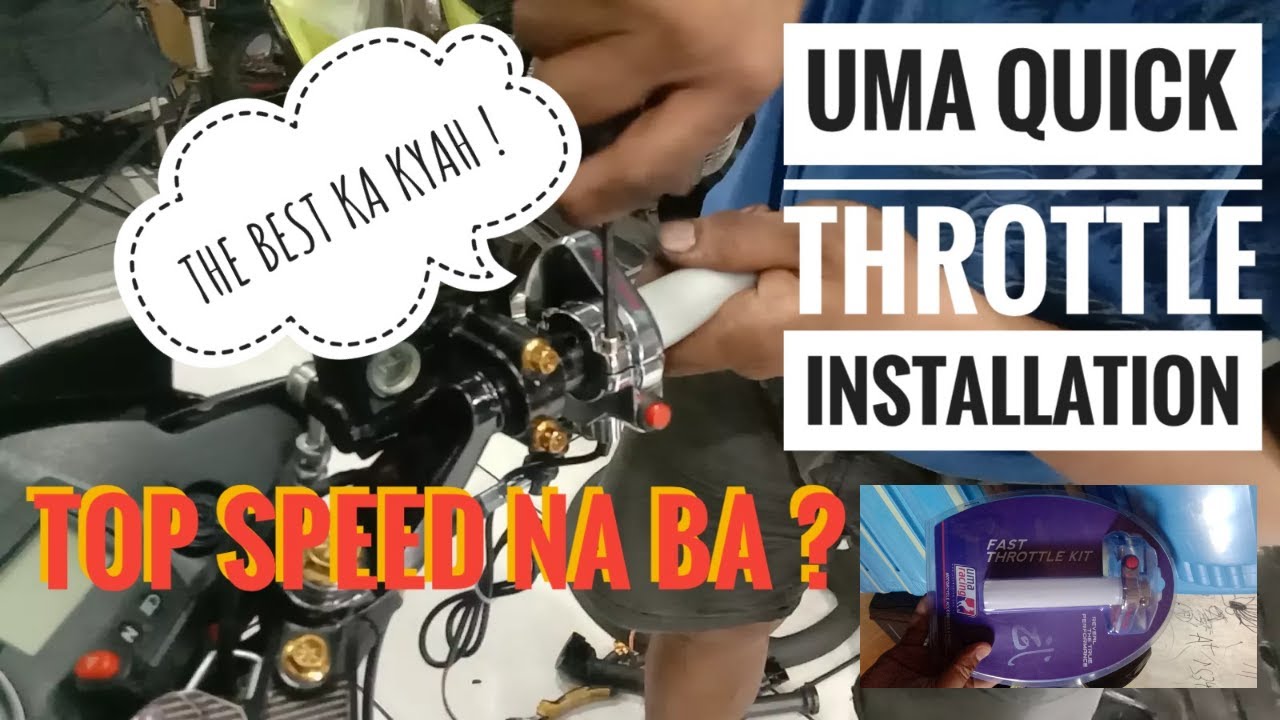 UMA QUICK THROTTLE INSTALLATION FOR MY RAIDER R150 CARB | NEW UPGRADE ...